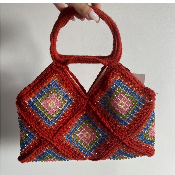 Zara | Bags | Zara Tik Tok Colorful Mini Crochet Beaded Bag | Poshmark